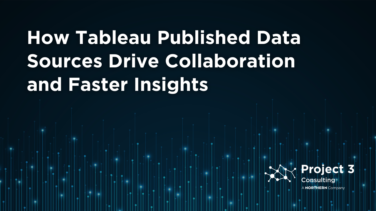 Tableau Published Data Sources